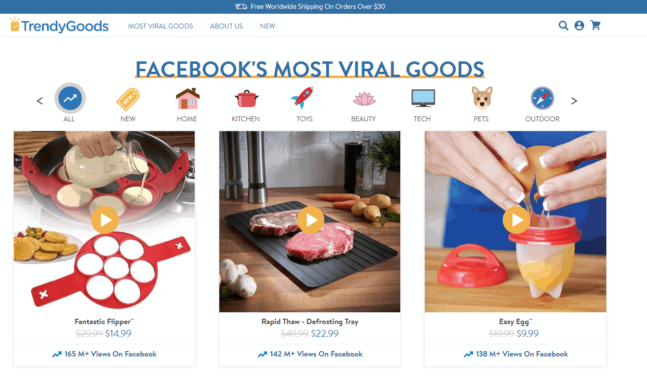 7 Great General Dropshipping Store Examples Inspiration