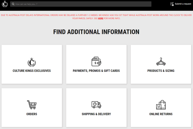 12 Great Ecommerce FAQ Page Examples in 2025 | Inspiration