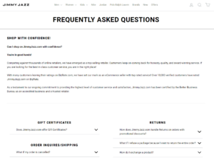 12 Great Ecommerce FAQ Page Examples in 2023 | Inspiration