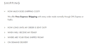 12 Great Ecommerce FAQ Page Examples in 2025 | Inspiration