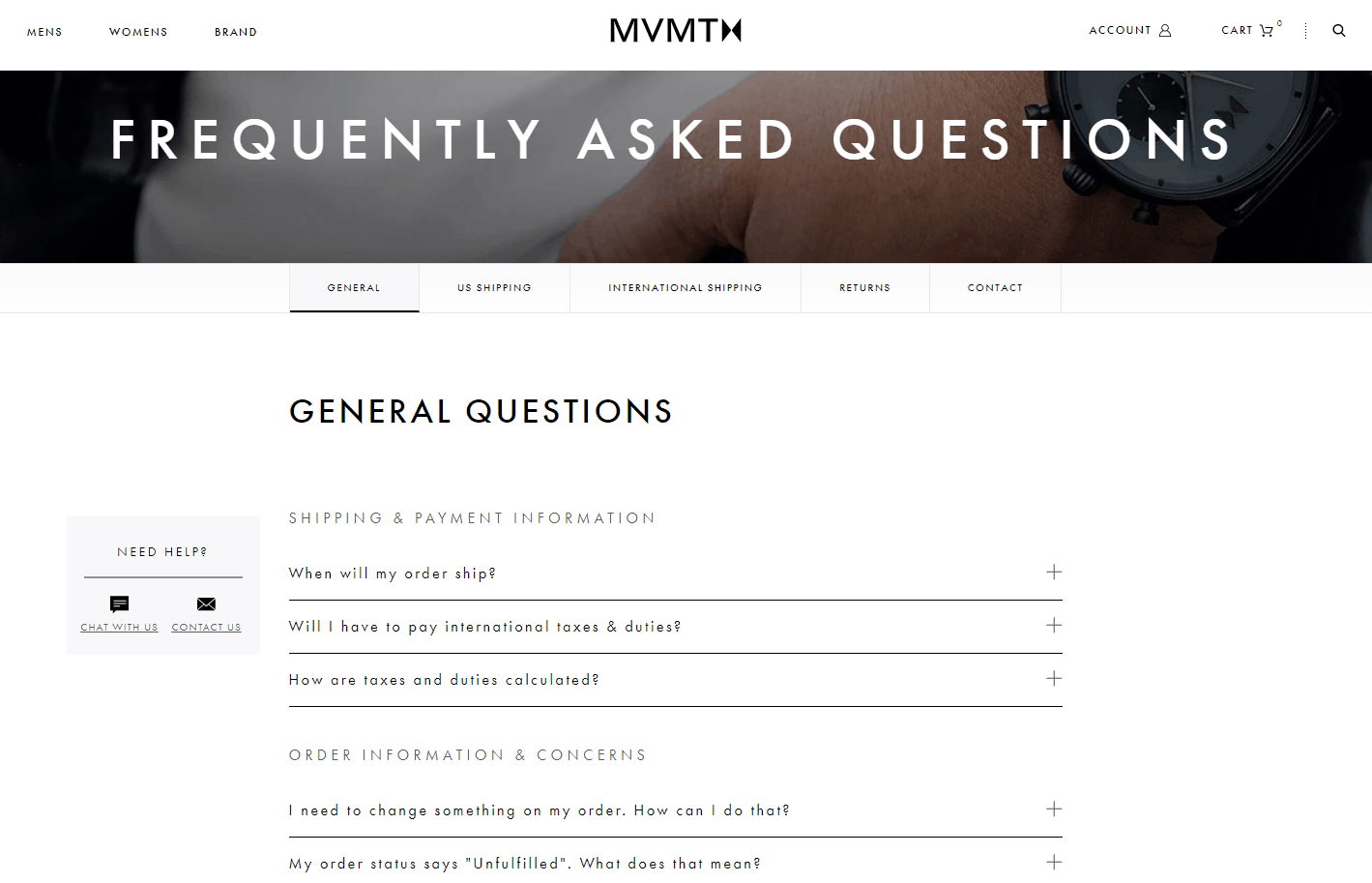 12 Great Ecommerce FAQ Page Examples in 2025 | Inspiration