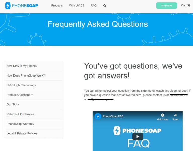 12 Great Ecommerce FAQ Page Examples in 2025 | Inspiration