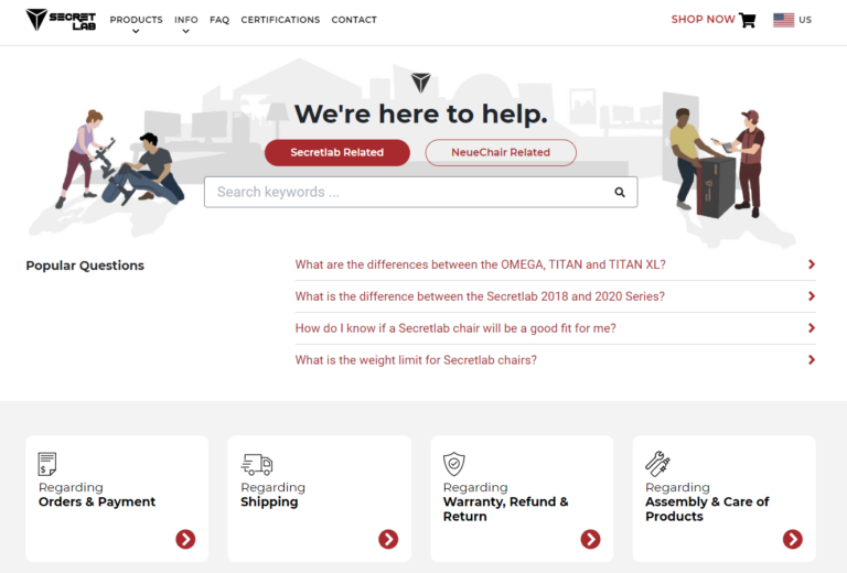 12 Great Ecommerce FAQ Page Examples in 2026 | Inspiration