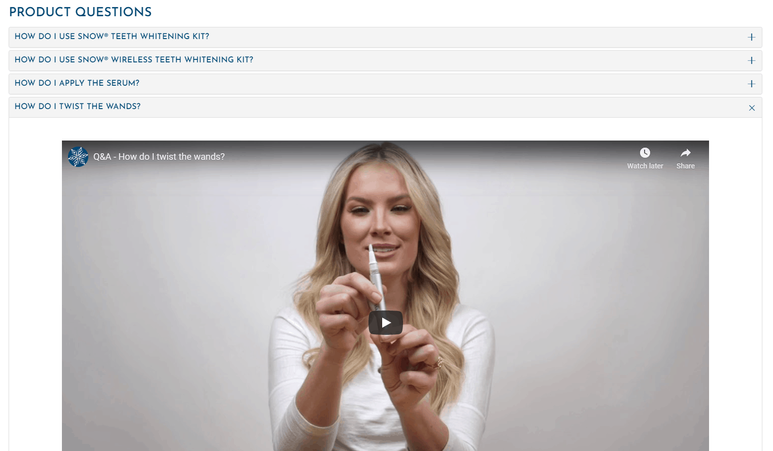 12 Great Ecommerce FAQ Page Examples in 2025 | Inspiration