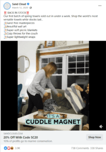 14 Great Facebook Ad Examples for Ecommerce | Inspiration