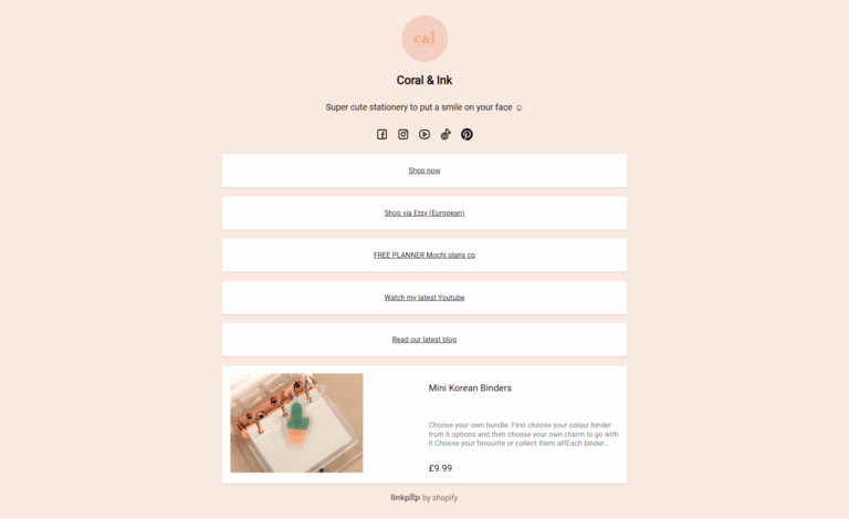 12 Linkpop Landing Page Examples for Ecommerce Stores (2026)