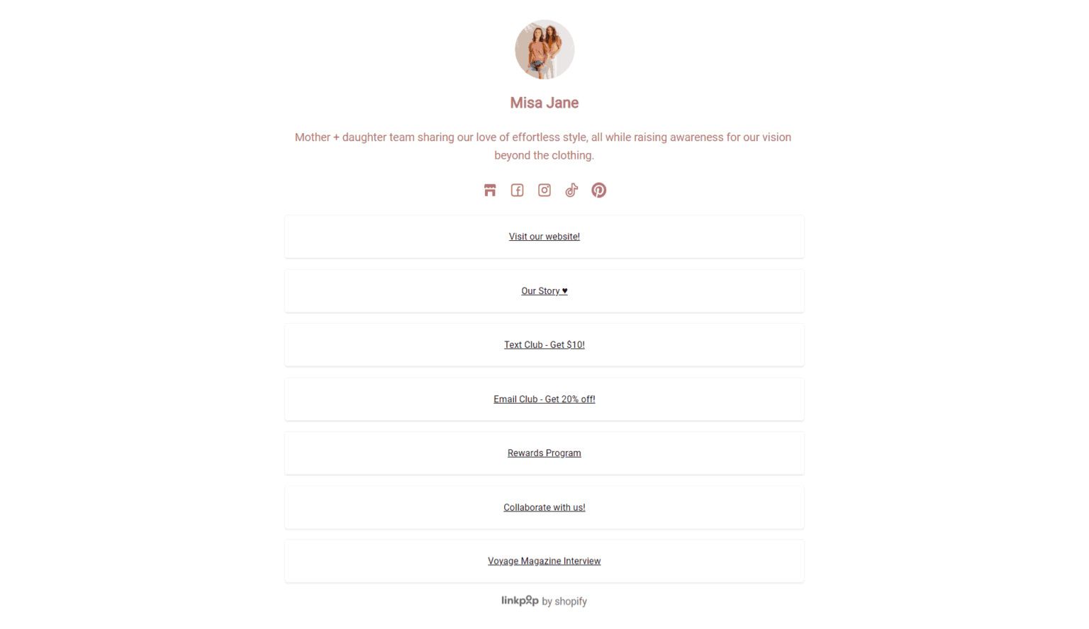 12 Linkpop Landing Page Examples for Ecommerce Stores (2025)