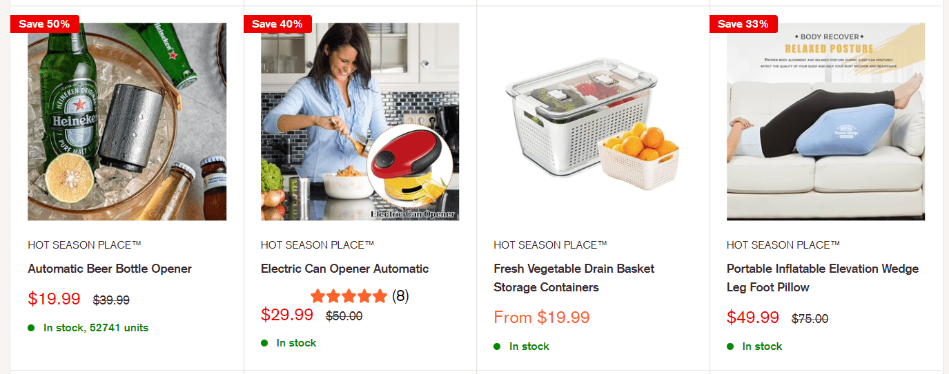 7 Great General Dropshipping Store Examples | Inspiration