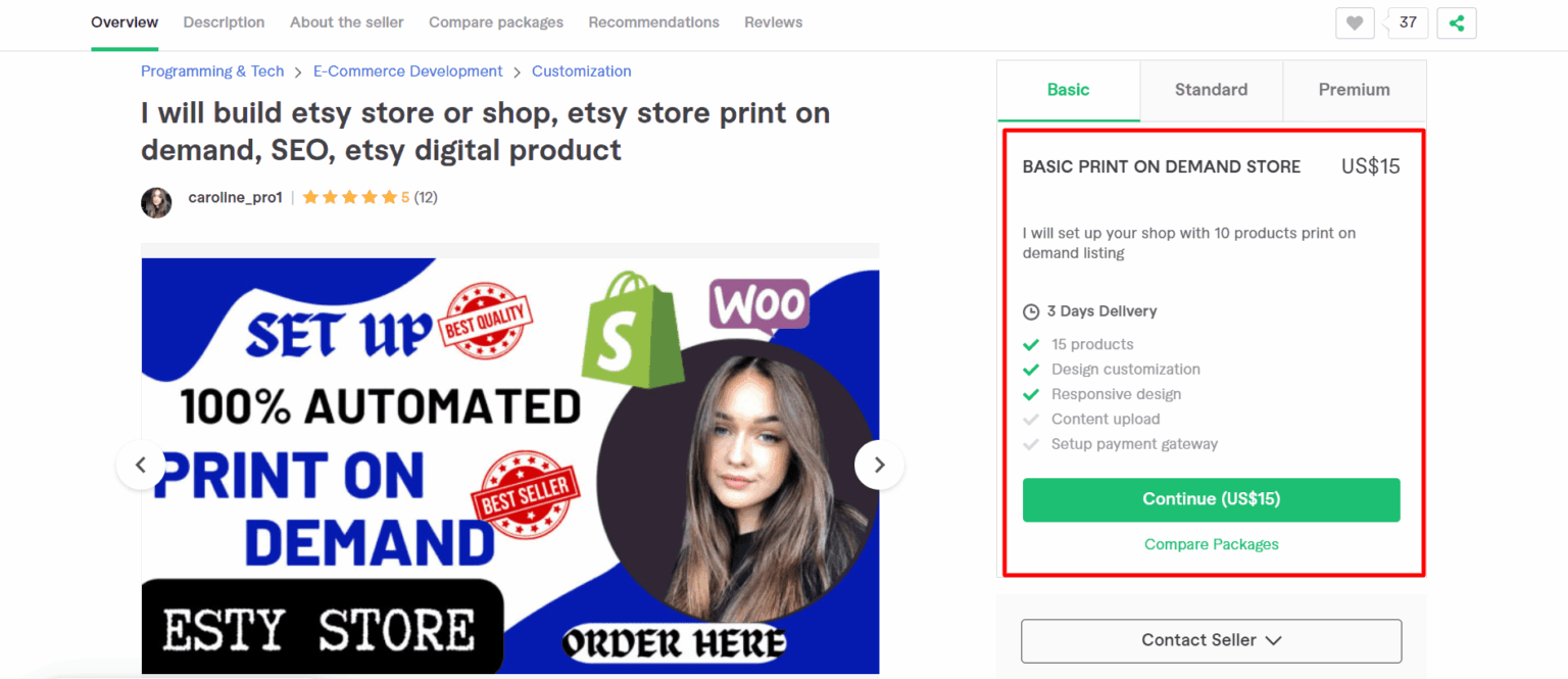 Where to Buy a Custom Print on Demand Store? (Premade)