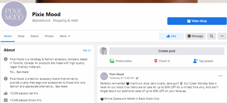 The 15 Best Facebook Shop Examples From Ecommerce Stores