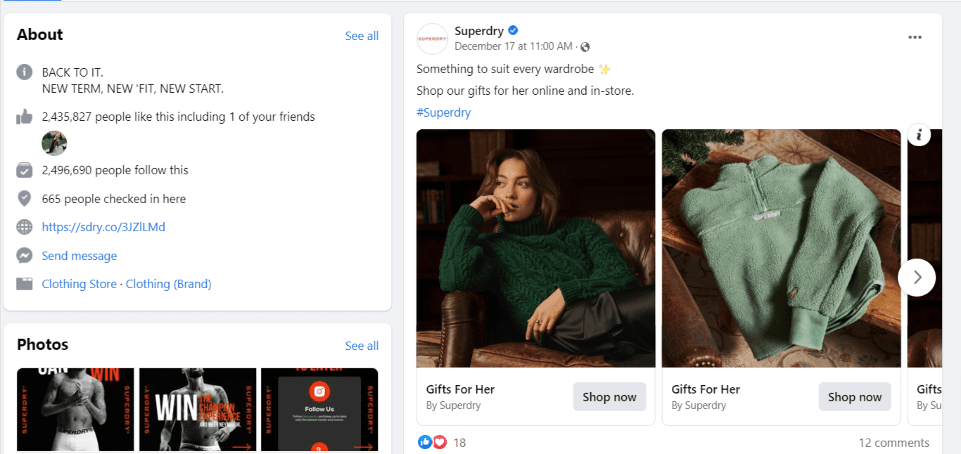 15 Facebook Page Examples for Ecommerce Stores (2025)