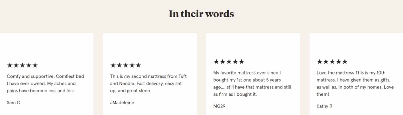 7 Great Testimonial Examples for Ecommerce | Inspiration