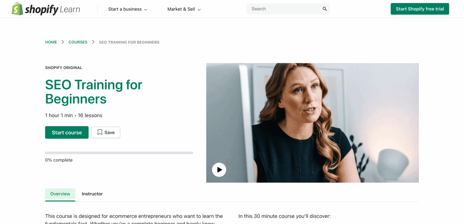 Shopify Academy: The 15 Best Free Online Ecommerce Courses