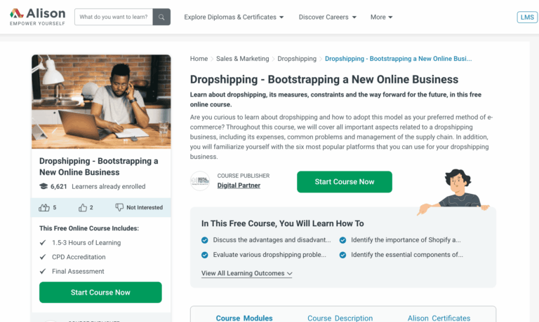 6 Best Dropshipping Courses That You Don’t Need to Pay For