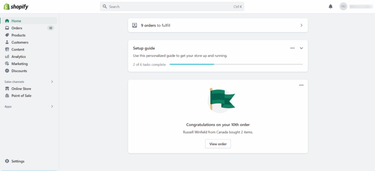 Shopify Admin Dashboard: An Easy Guide for 2025 (+ 6 Tips)