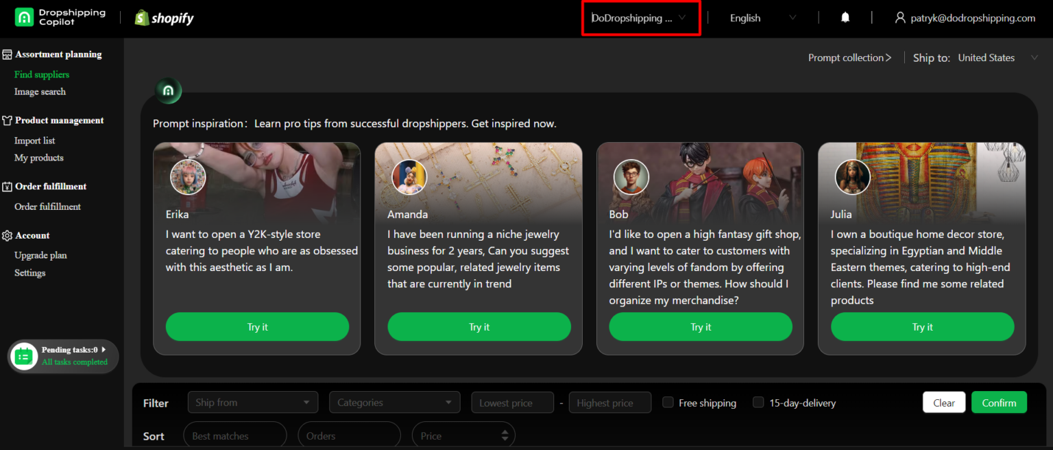 Dropshipping Copilot: How to Use This AI AliExpress Tool