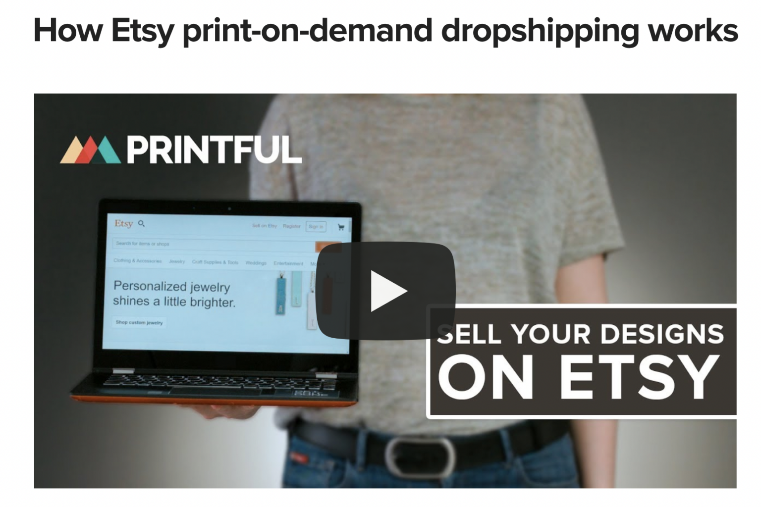 Etsy Dropshipping: The Complete Guide to Get Started in 2025