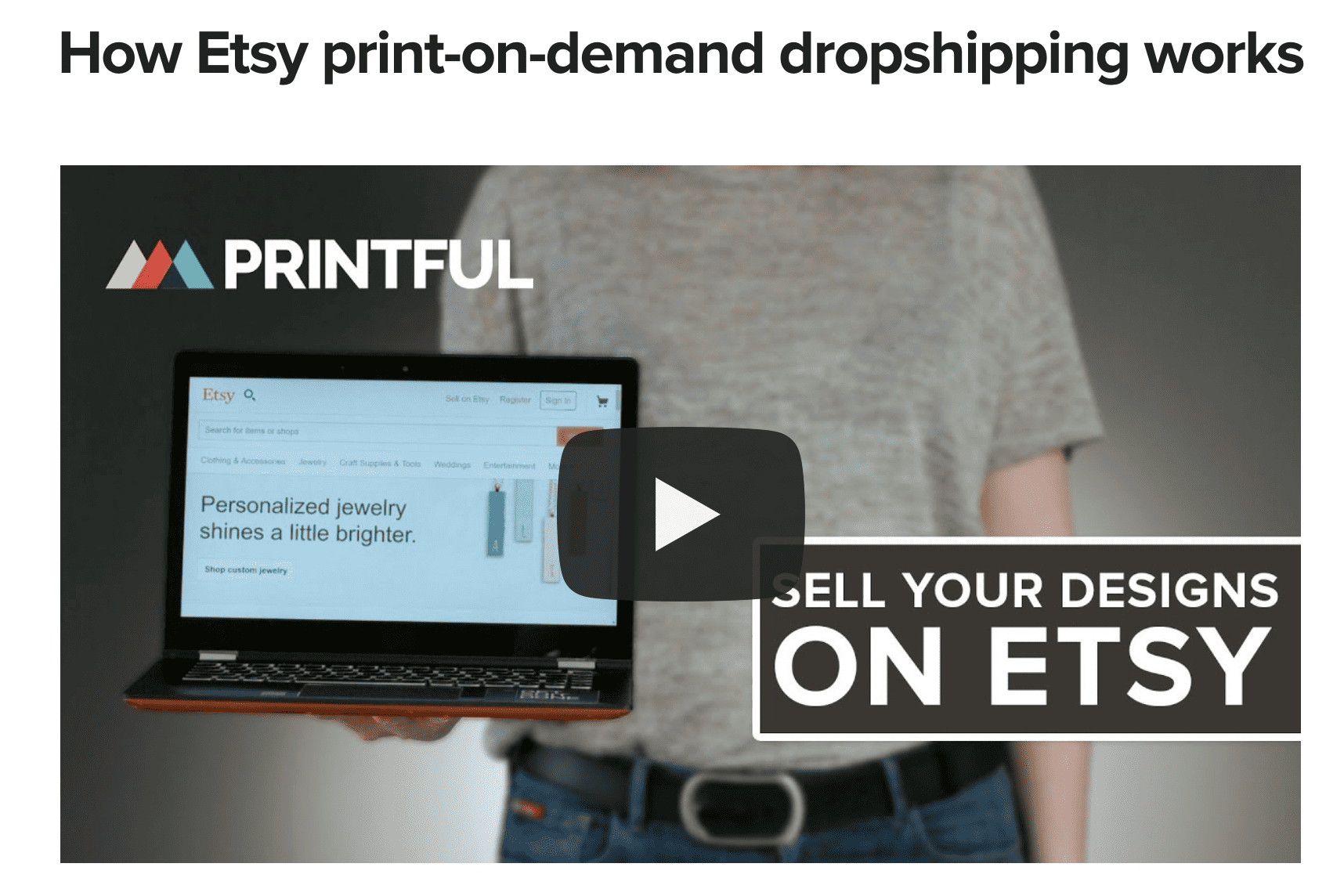 Etsy Dropshipping: The Complete Guide to Get Started in 2025
