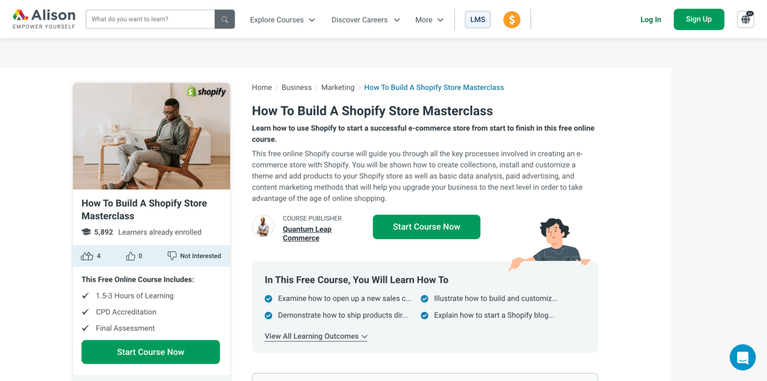 The 10 Best Free Shopify Courses to Increase Your Sales