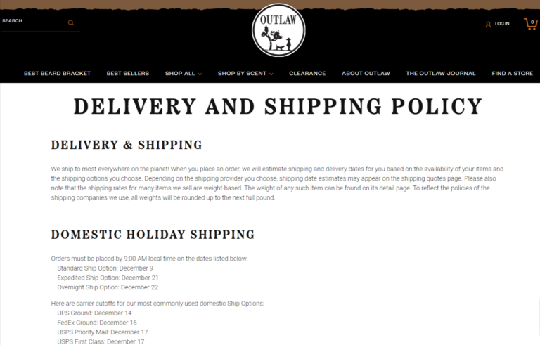 11 Ecommerce Shipping Policy Examples (+3 for Dropshipping)