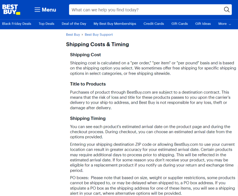 11 Ecommerce Shipping Policy Examples (+3 for Dropshipping)