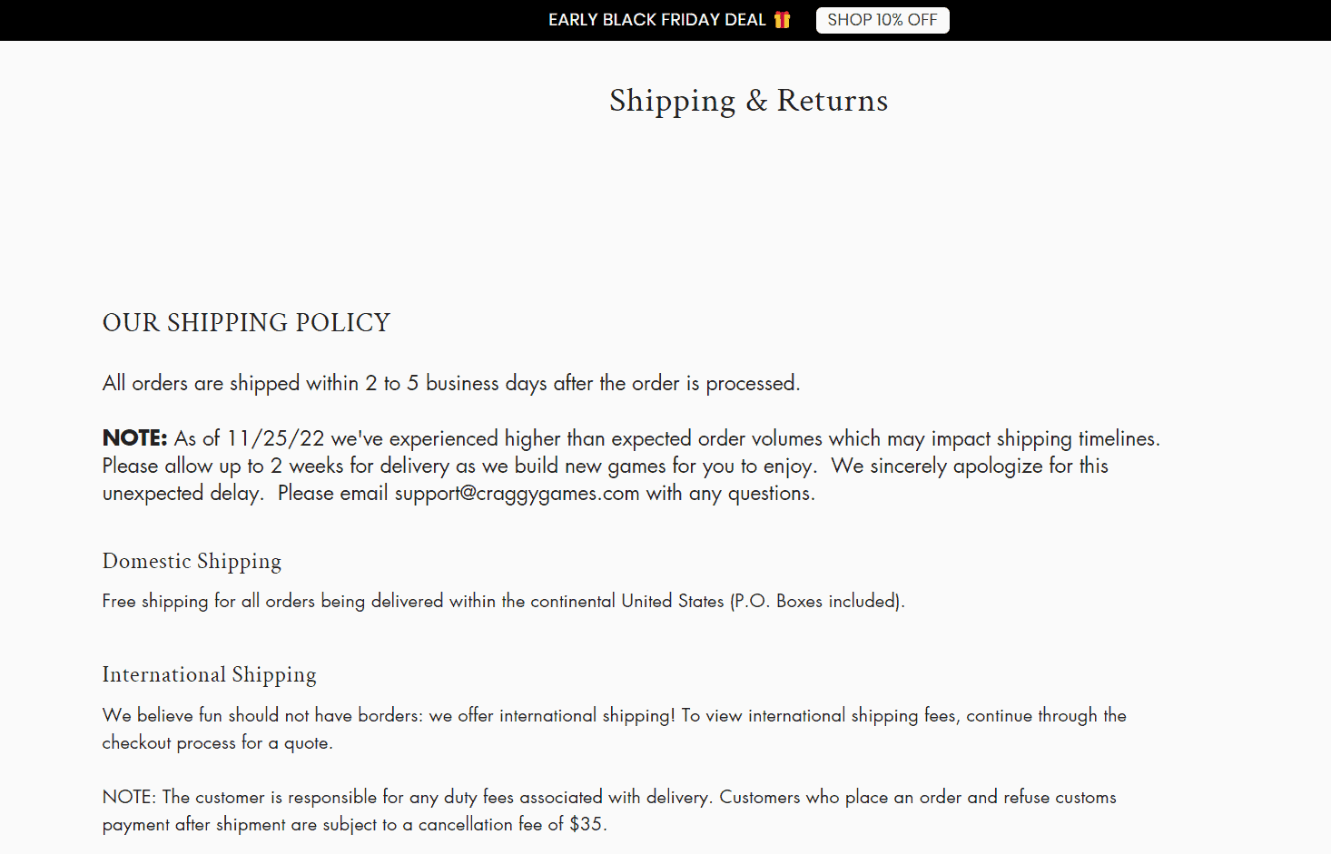 11 Ecommerce Shipping Policy Examples (+3 for Dropshipping)