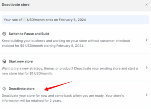 How to Pause or Close Your Shopify Store in 2026 (Guide)